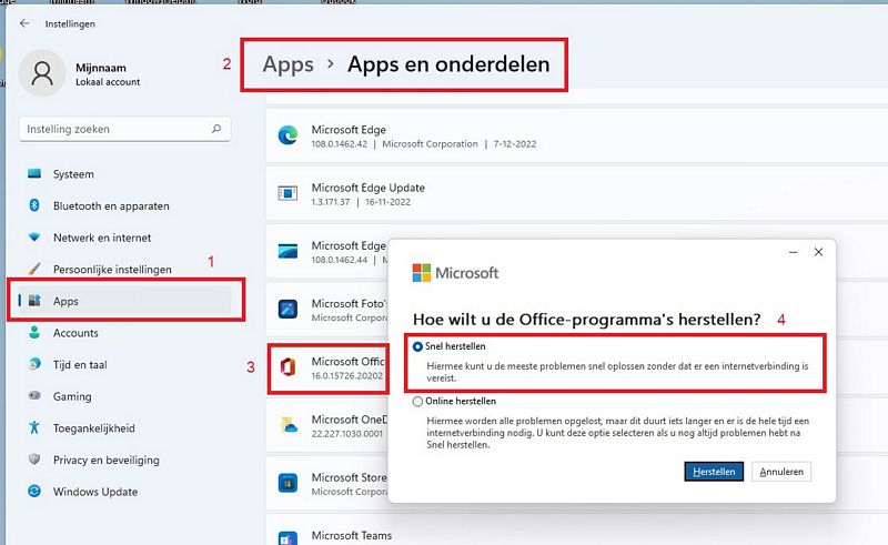 Hestellen windows bestanden, Herstellen gebruikersprofiel, Herstellen ...